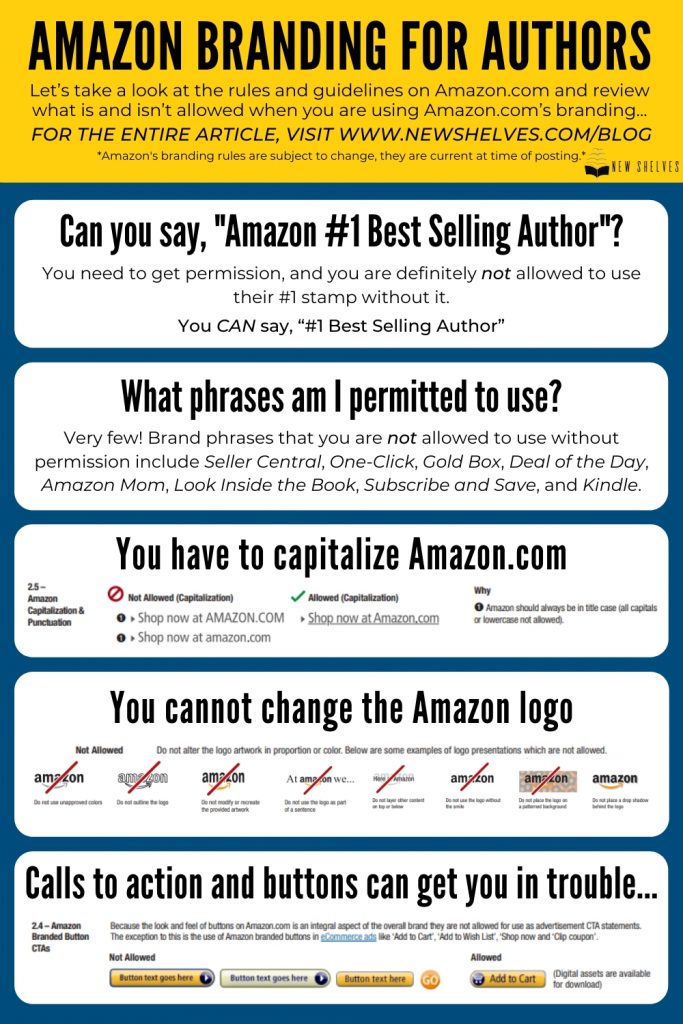 Authors Being Penalized for Using Amazon Logos & Images - New Shelves Books